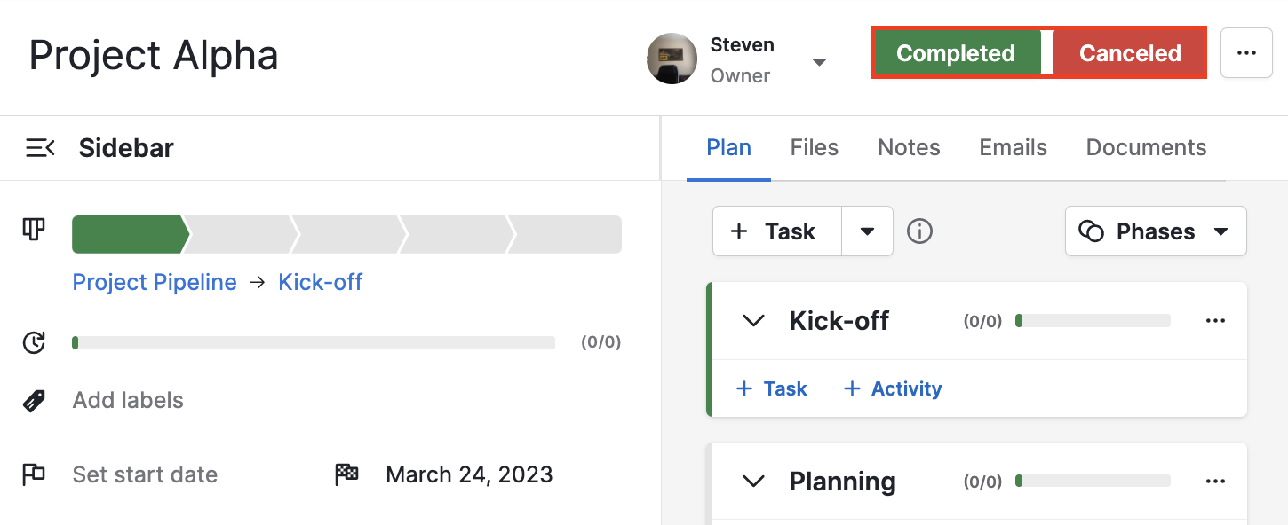 Projects by Pipedrive - Knowledge Base | Pipedrive